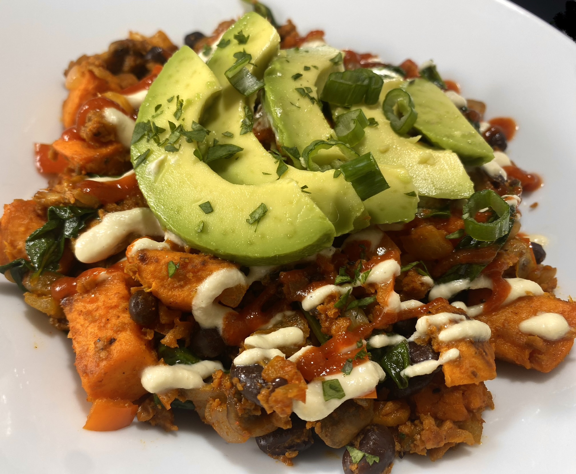 Soyrizo & Sweet Potato Hash | Veggies at Tiffani’s